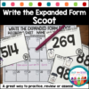 Expanded Form Scoot - Stop and Smell the Crayons