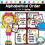 Alphabetical Order Task Cards - Set four - Review of 1st, 2nd, 3rd ...