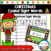 Christmas Secret Code Sight Word Task Cards - Stop and Smell the Crayons