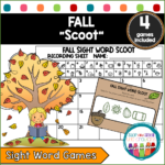 Fall Sight Word Scoot - Stop and Smell the Crayons
