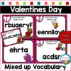 Valentines Day Vocabulary Task Cards - Stop and Smell the Crayons