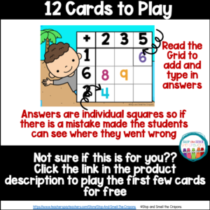 Boom Cards™ | Addition to 20 Skills Review and Practice - Stop and ...
