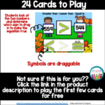 Boom Cards™ | Greater than, Less than, Equal to
