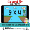 Multiplication and Division by 4 Boom Cards - Stop and Smell the Crayons