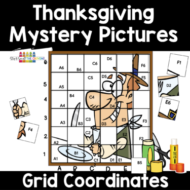 Thanksgiving Mystery Picture Math Craft - Stop and Smell the Crayons