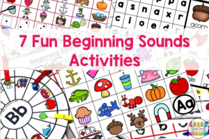 7 Fun Beginning Sounds Activities - Stop and Smell the Crayons