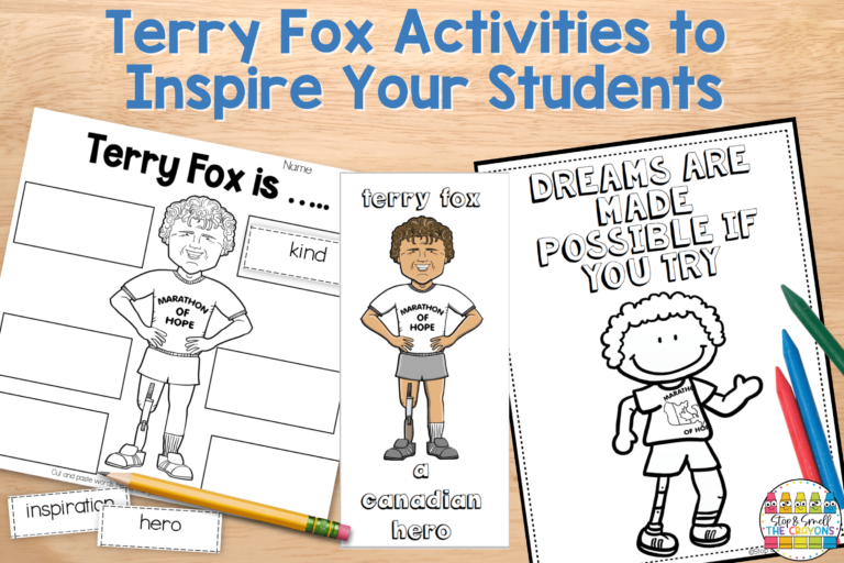3 Terry Fox Activities to Inspire Your Students - Stop and Smell the ...