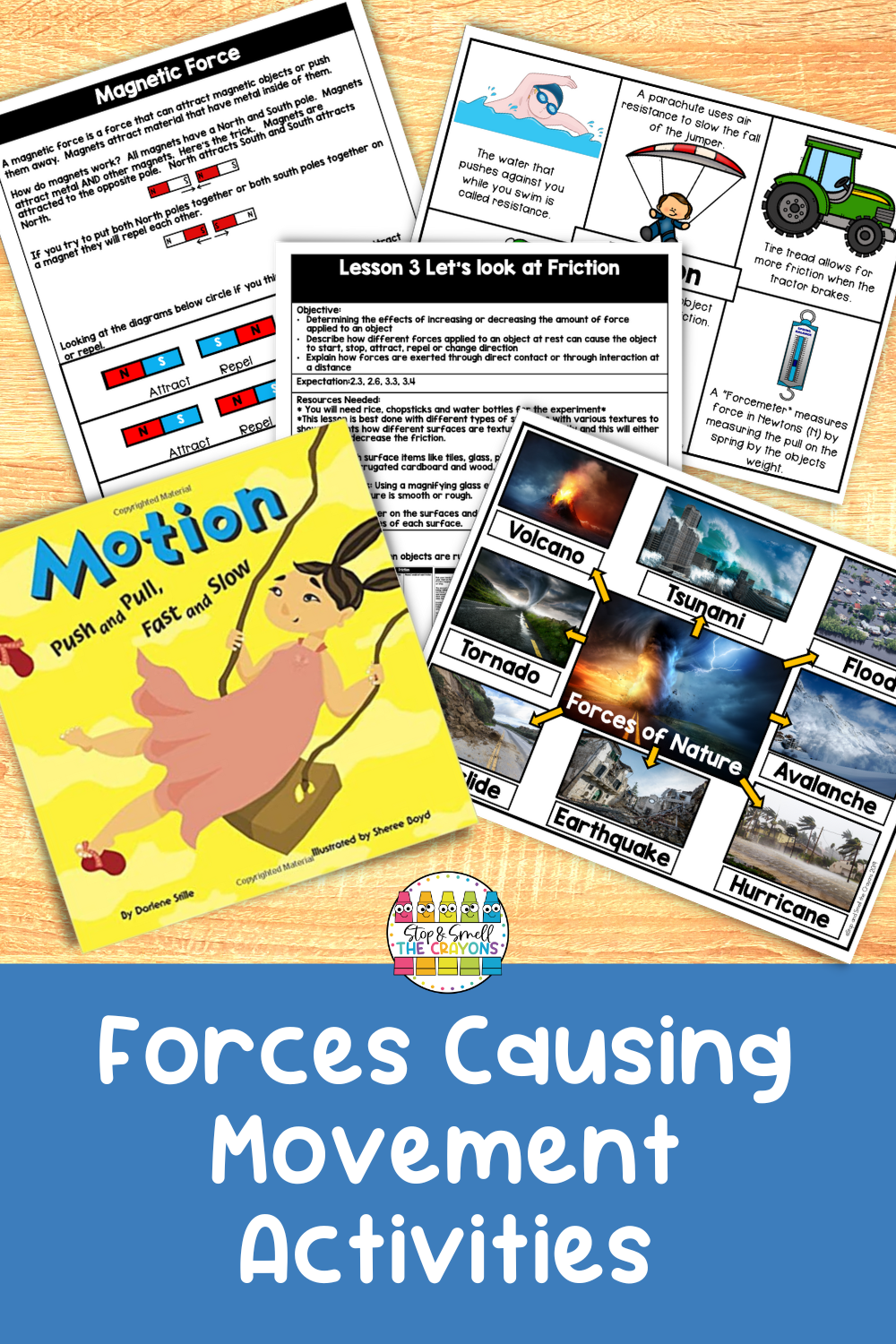 Fun and Engaging Activities for Teaching Forces Causing Movement - Stop ...