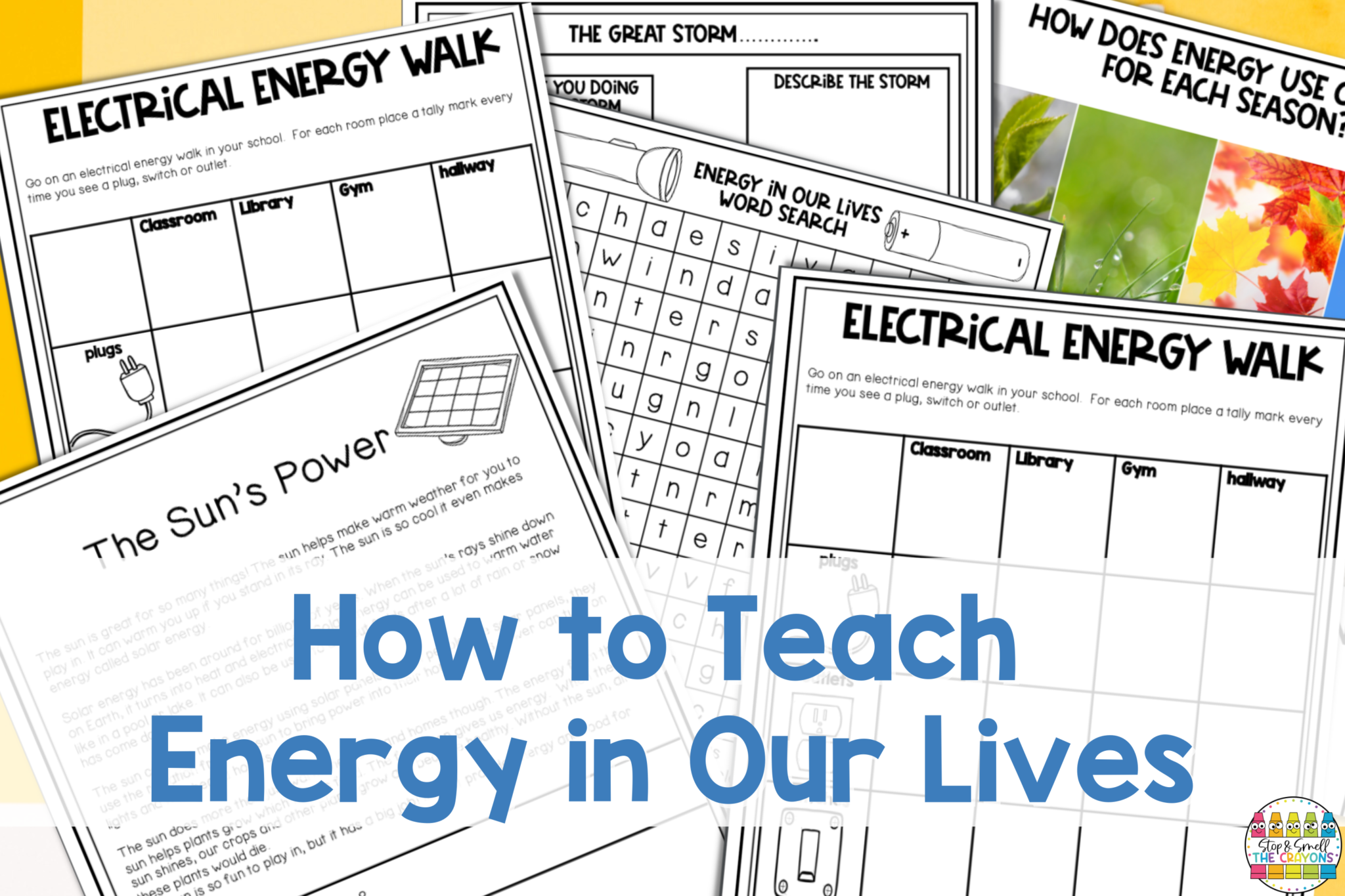 Energy in Our Lives - Grade One Ontario Science Curriculum
