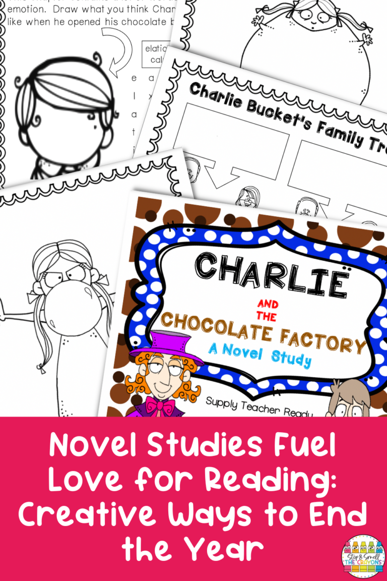 Novel Study Activities for the End the Year