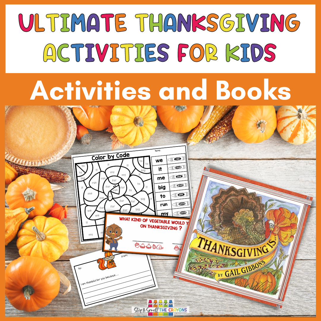 Ultimate List of Thanksgiving Activities and Books for Kids - Stop and ...