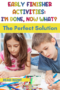 Early Finisher Activities: I'm Done, Now What? The Perfect Solution