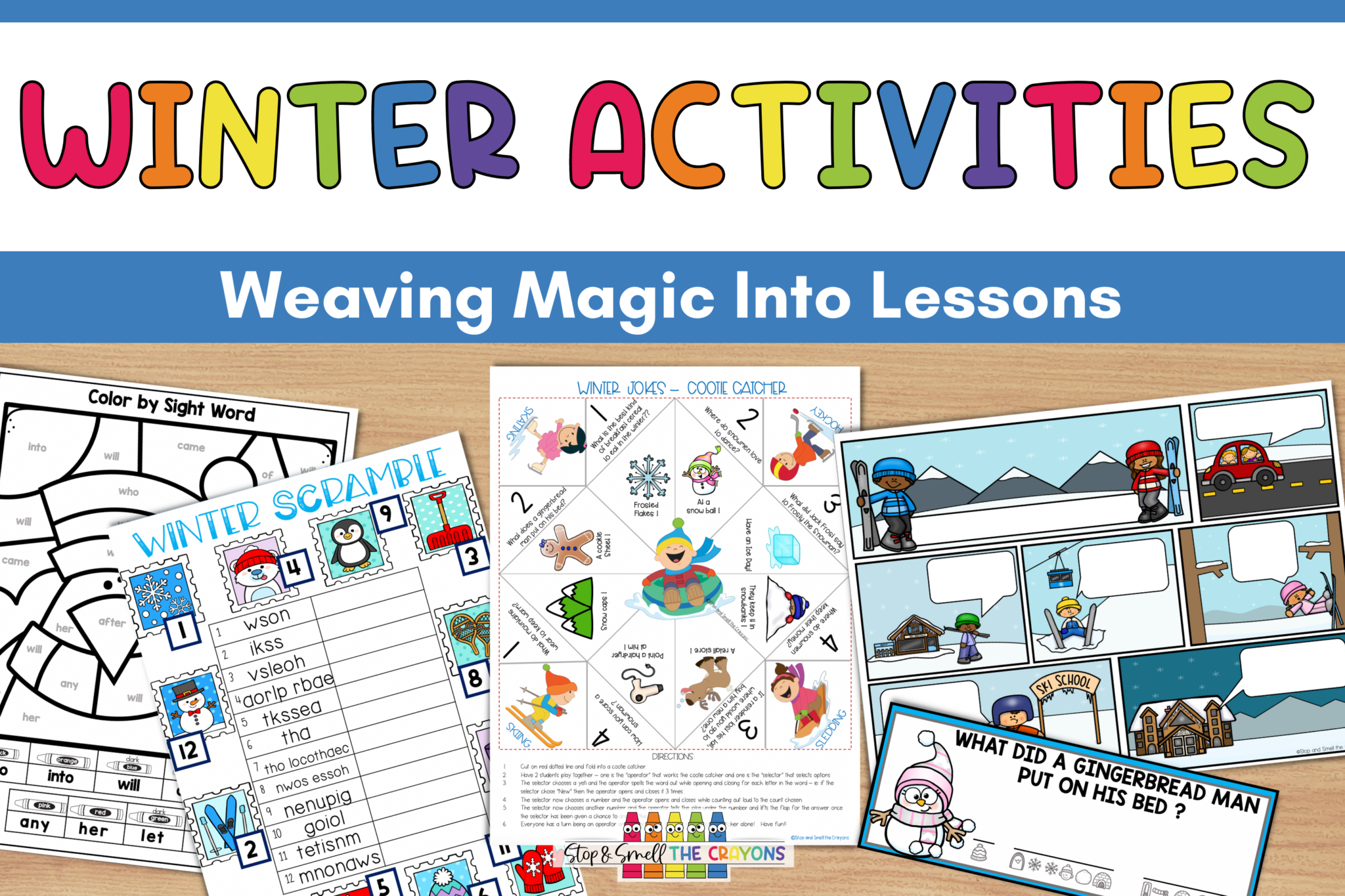 Winter Activities: Weaving Magic into Lessons - Stop and Smell the Crayons