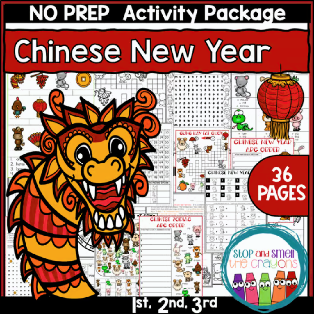 Chinese New Year Activities for the Primary Classroom - Stop and Smell ...