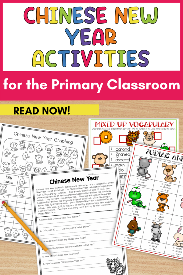 Chinese New Year Activities for the Primary Classroom - Stop and Smell ...