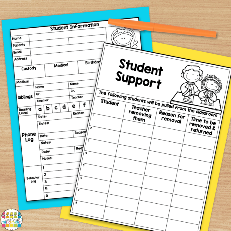 All In One Teacher Binder to Keep Yourself Organized - Stop and Smell ...
