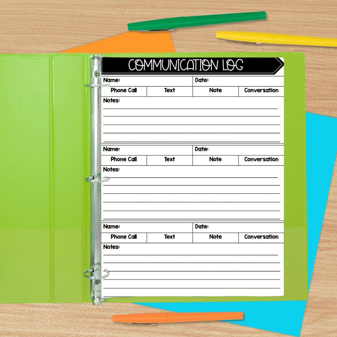 All In One Teacher Binder to Keep Yourself Organized - Stop and Smell ...
