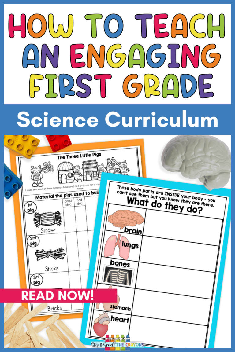 How to Teach an Engaging First Grade Science Curriculum - Stop and ...