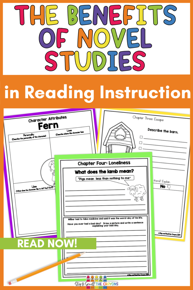 The Benefits of Novel Studies in Reading Instruction - Stop and Smell ...