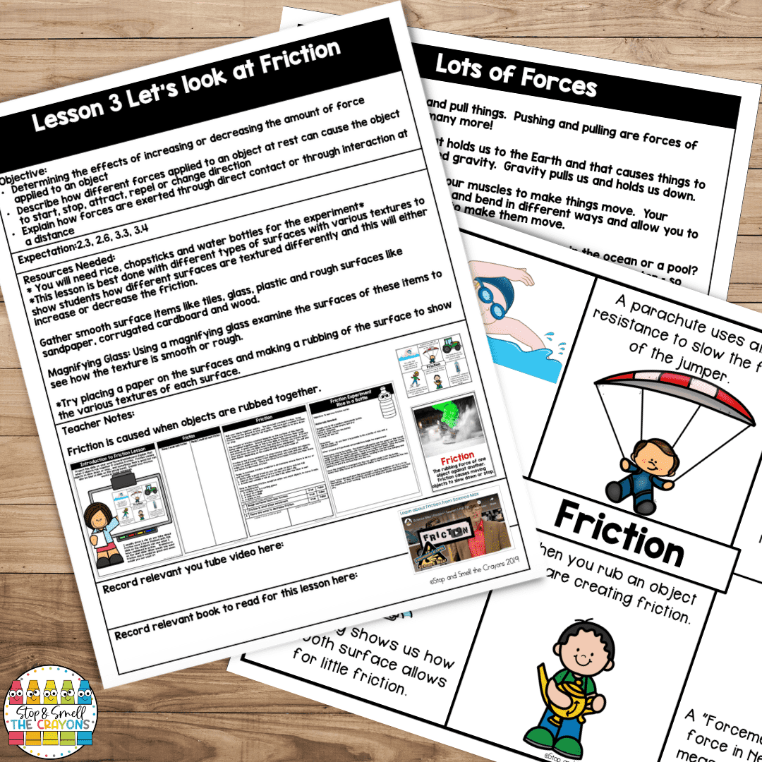 Fun and Engaging Activities for Teaching Forces Causing Movement - Stop ...